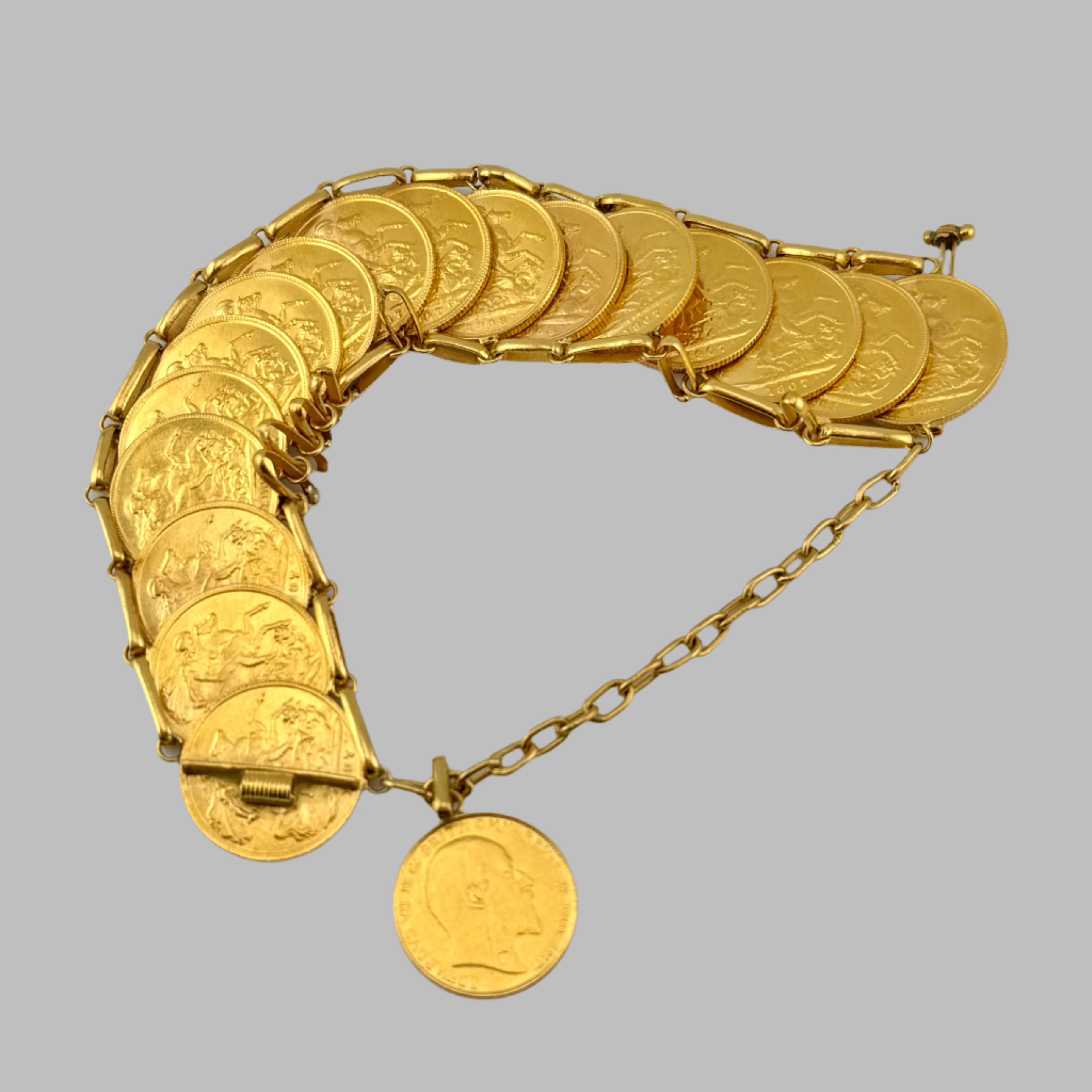 Lira Original - Britain Gold Sovereign 164 grams – Sharif 24k Jewelers